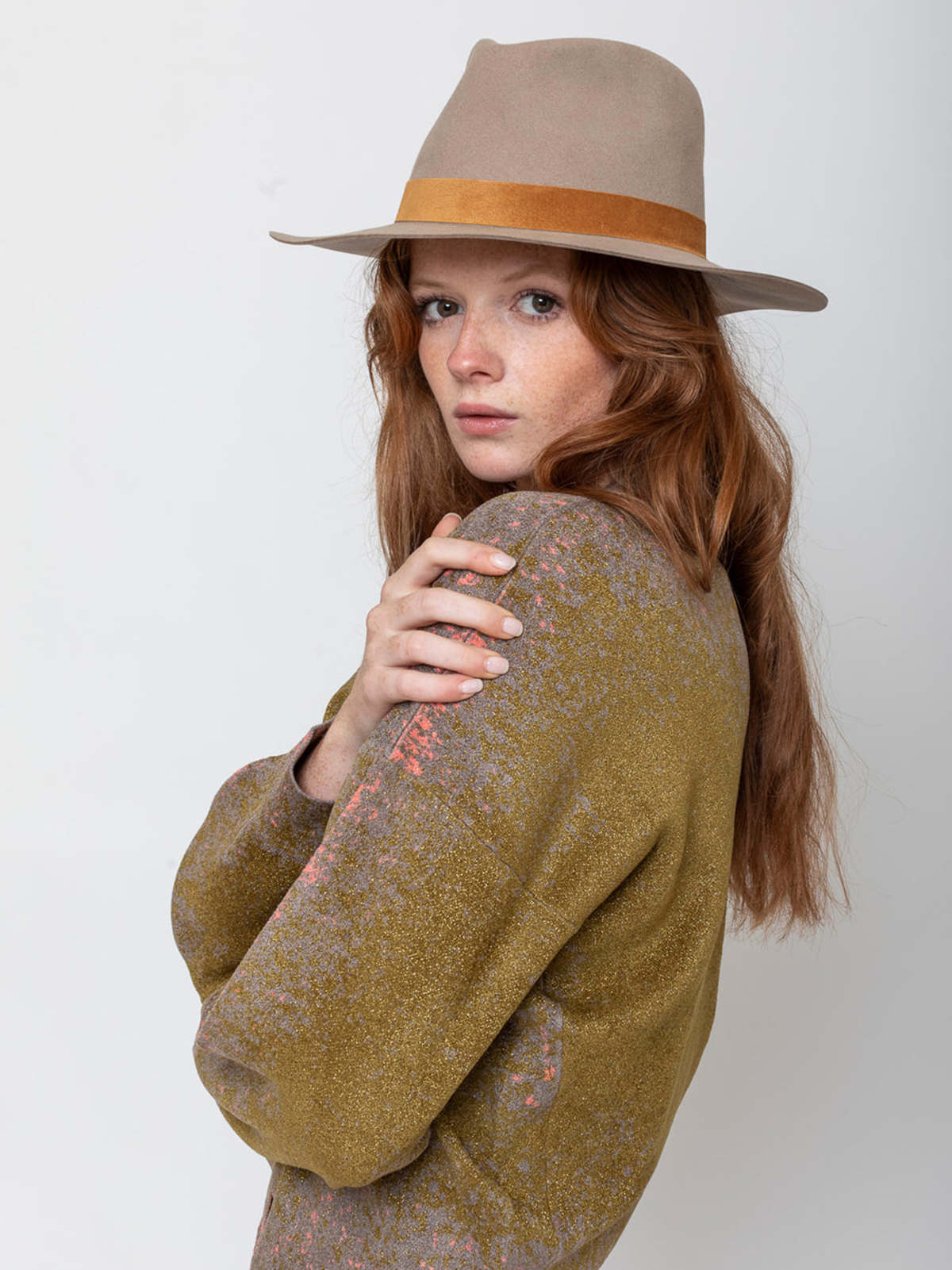 Janessa Leone Ross Fedora - Clay | Garmentory