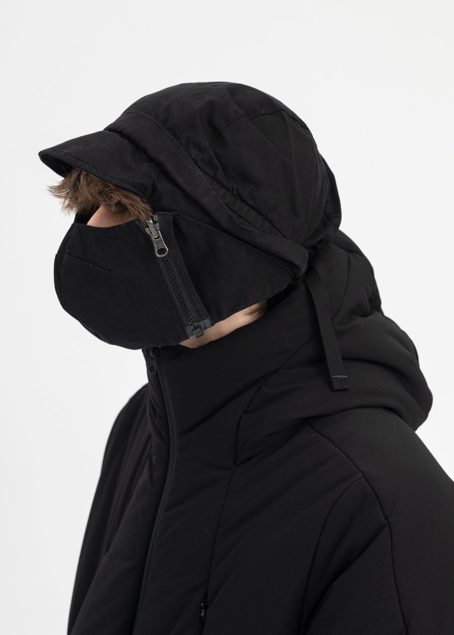 Hyein Seo FLAP HAT MASK - BLACK | Garmentory