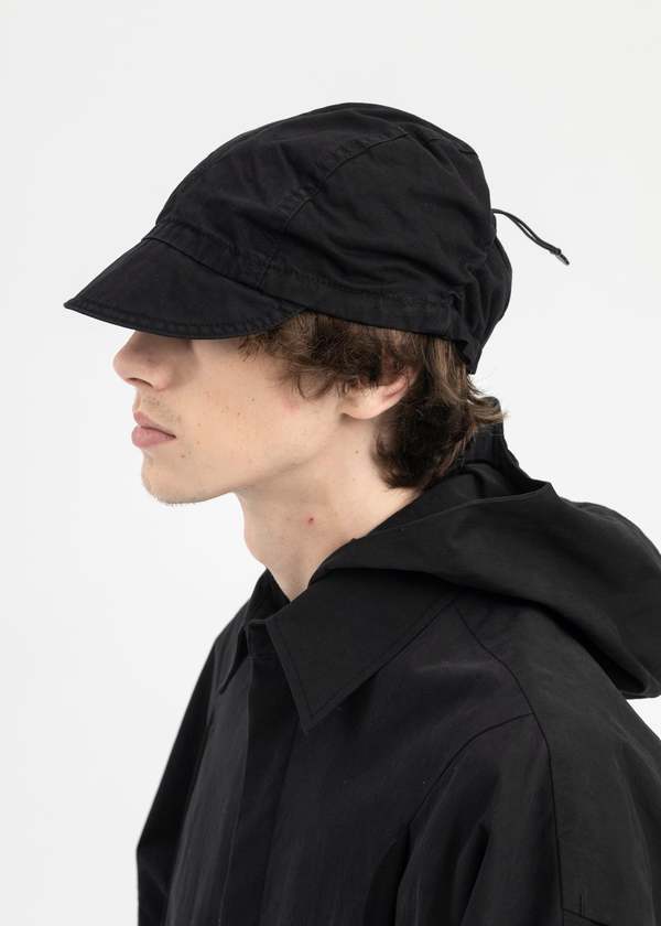 Hyein Seo SHIRRING CAP - BLACK | Garmentory