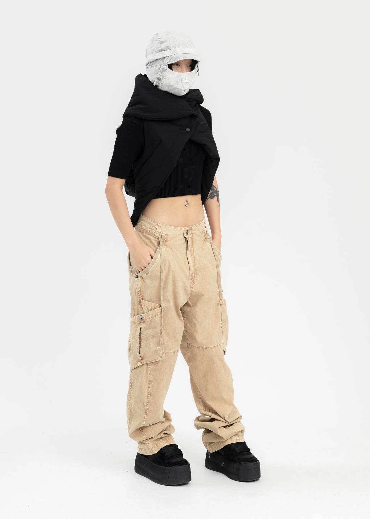 Hyein Seo SAND UTILITY PANTS - Sand | Garmentory