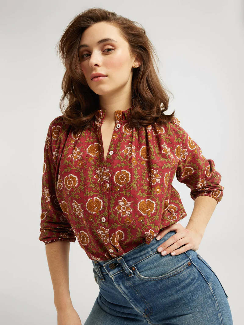 Mille Francesca Top - Cinnabar | Garmentory