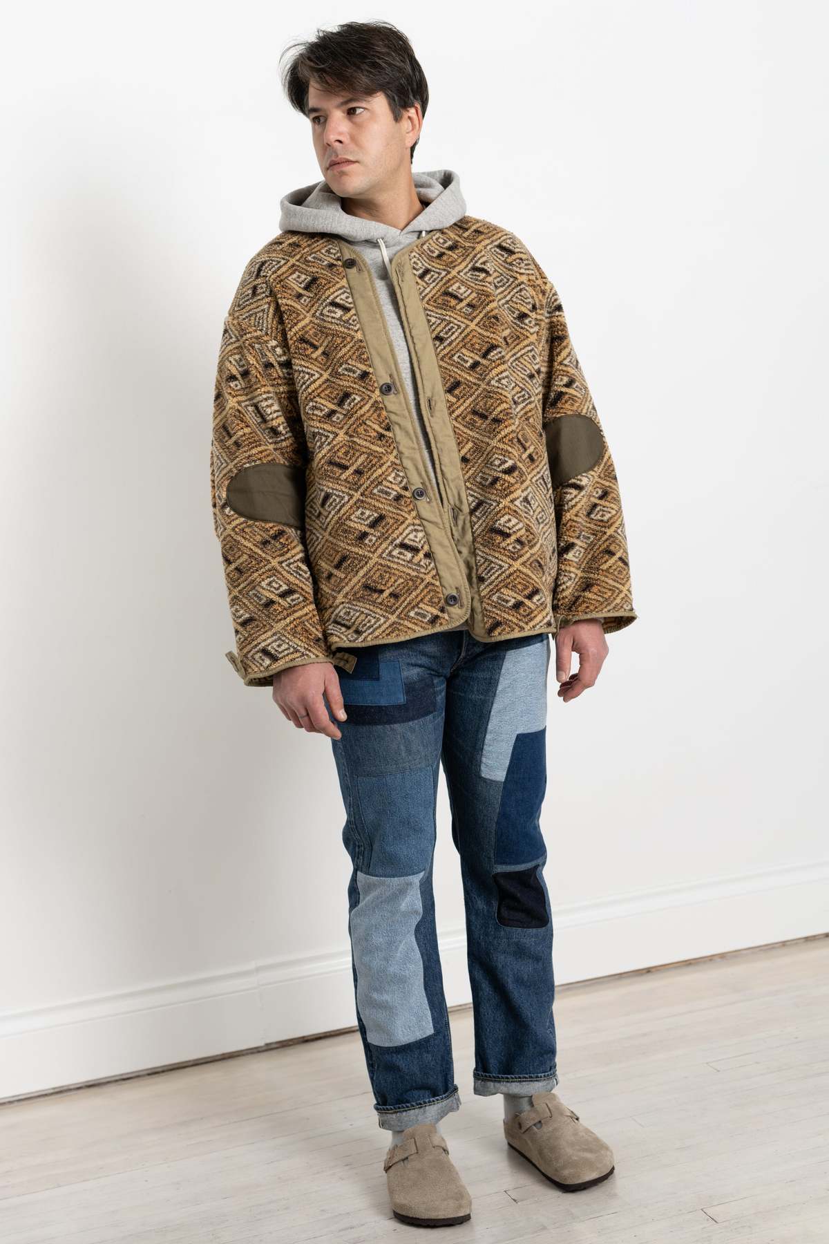 Orslow M-65 Fish Tail Coat Liner Jacket - African Pattern | Garmentory