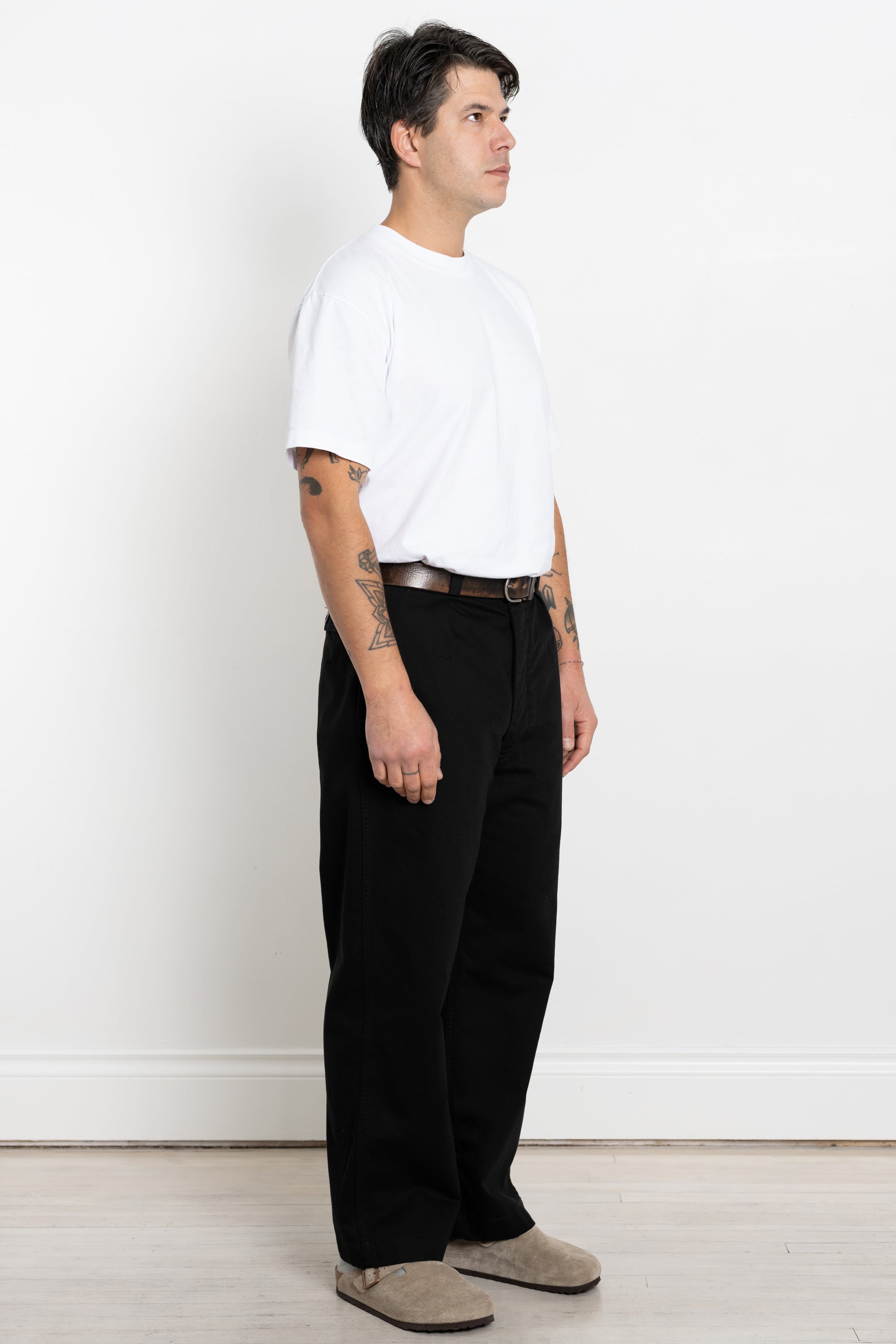 Orslow Wide Fit French Army Trouser - Black | Garmentory