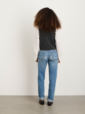 Alex Mill Francis Donegal Vest - Charcoal | Garmentory