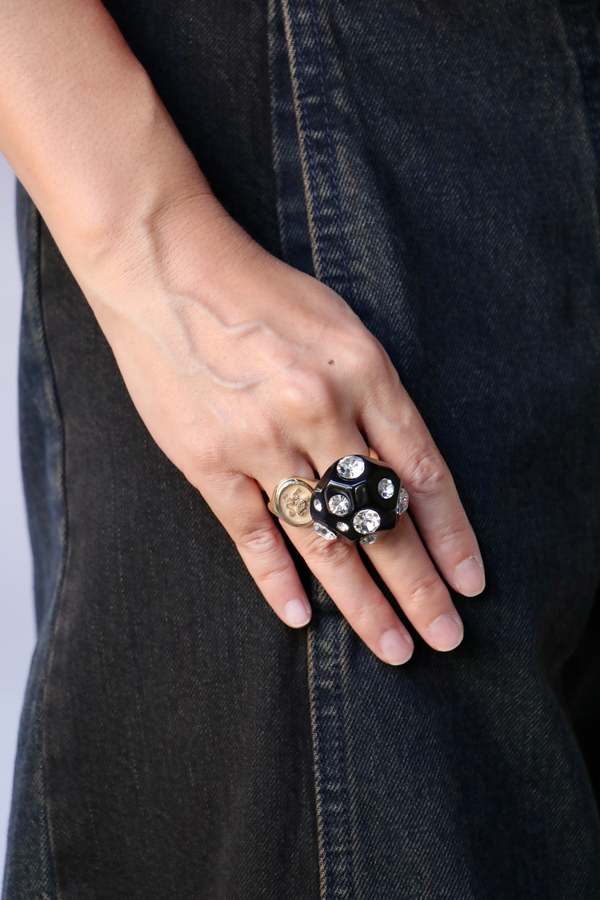 Rachel Comey Gallo Ring - Black | Garmentory