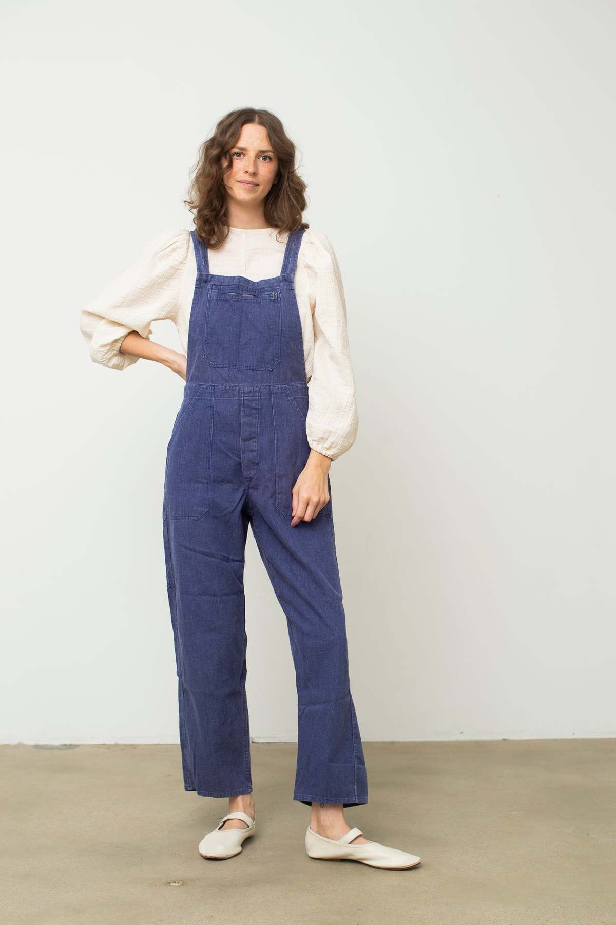 Preservation Vintage Lightweight Overalls - French Blue | Garmentory